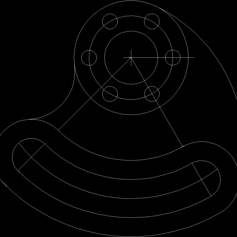 Drawing Circles And Arcs 2D DWG Block for AutoCAD • Designs CAD