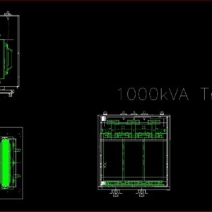 Dry Transformer DWG Block for AutoCAD | Designs CAD