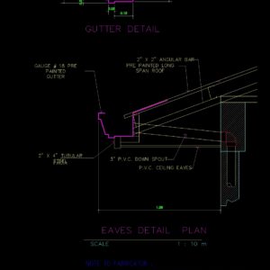 Eaves Detail DWG Plan for AutoCAD | Designs CAD