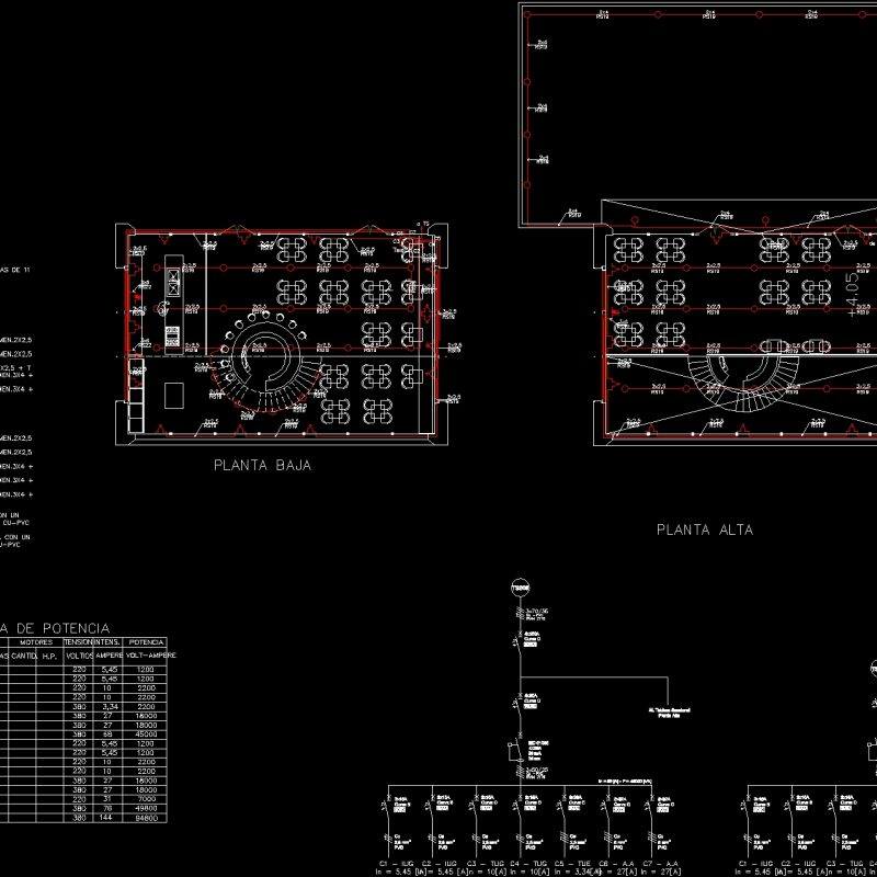 Electric Bar Electric Plane DWG Block for AutoCAD • Designs CAD