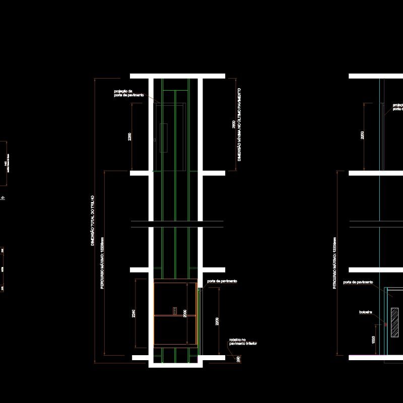 Elevator DWG Block for AutoCAD | DesignsCAD