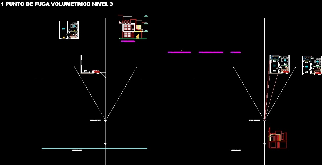 Facade 3 Levels--Projection DWG Full Project for AutoCAD • Designs CAD