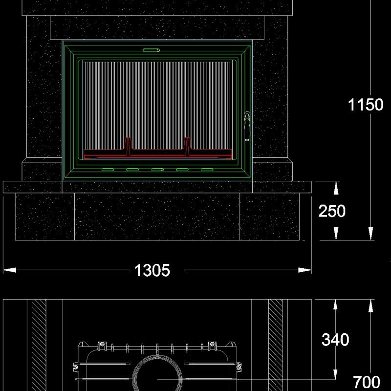 Fireplace DWG Block for AutoCAD • Designs CAD Fireplace DWG Block for AutoCAD • Designs CAD