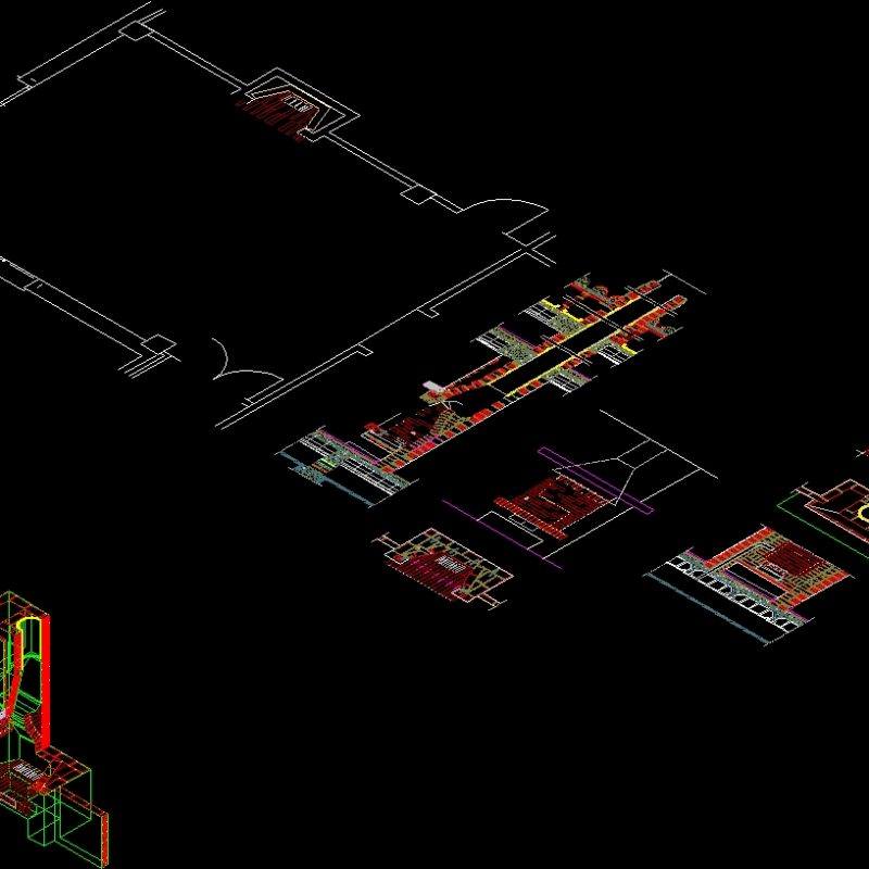 Fireplace Stove - Chimney DWG Block for AutoCAD • Designs CAD