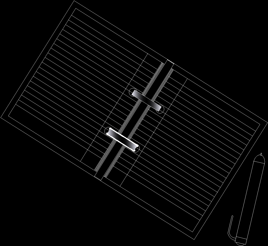 Foldre And Pen DWG Block For AutoCAD Designs CAD