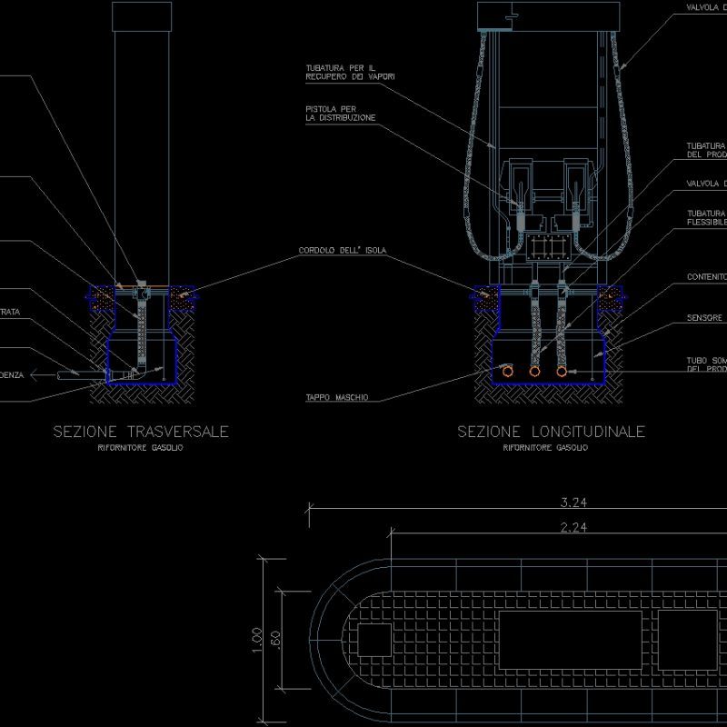 Fuel Distributor DWG Block for AutoCAD • Designs CAD