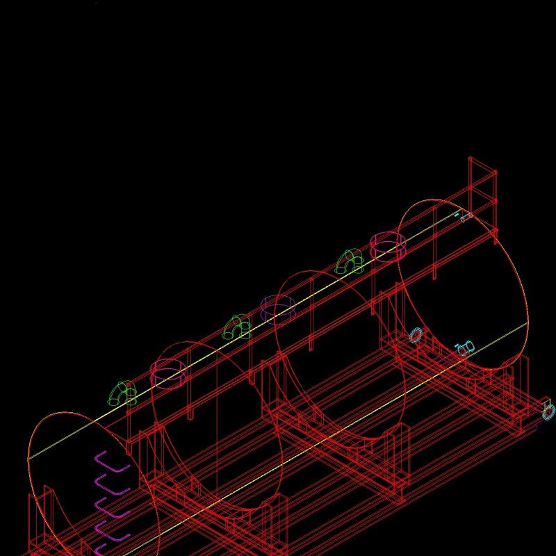 Fuel Tank 3D DWG Model for AutoCAD • Designs CAD