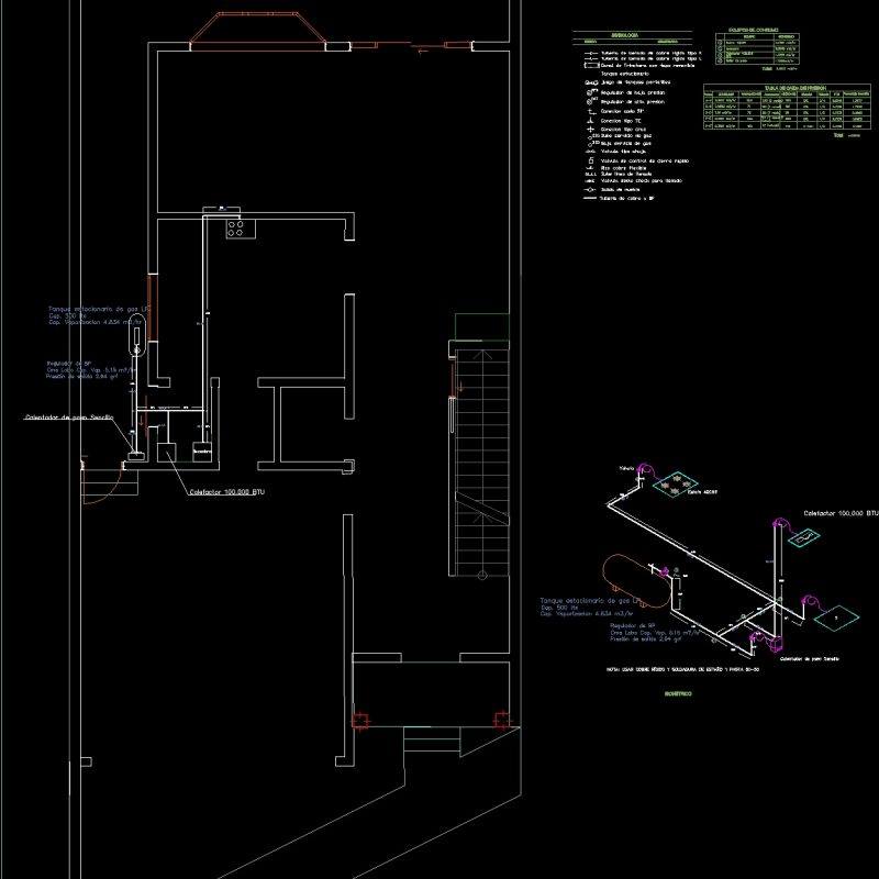 Gas Installations DWG Block for AutoCAD • Designs CAD