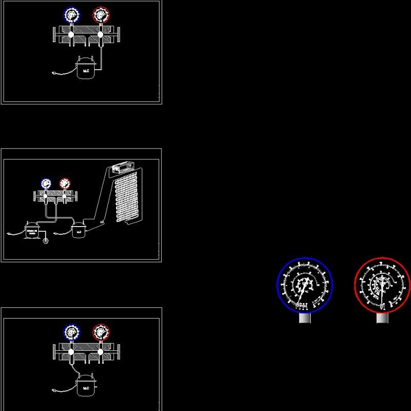 Gauge And Test Cooling DWG Block for AutoCAD • Designs CAD