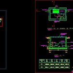 Grated Intake Chamber, Treatment Plant DWG Block for AutoCAD • Designs CAD