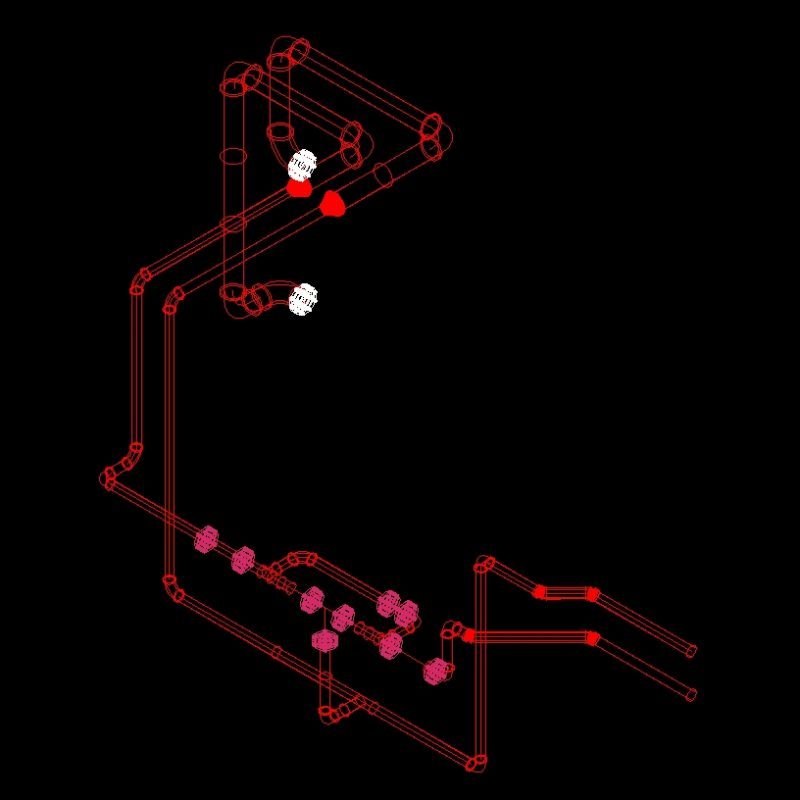Heat Exchanger - Isometric 3D DWG Model for AutoCAD • Designs CAD