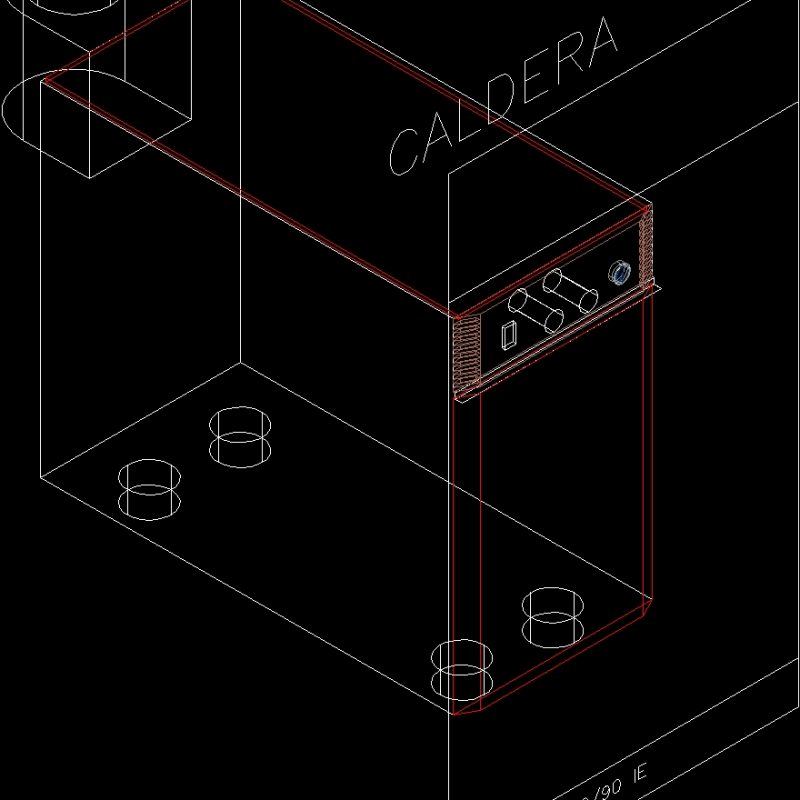 Heating Boiler 3D DWG Model for AutoCAD • Designs CAD