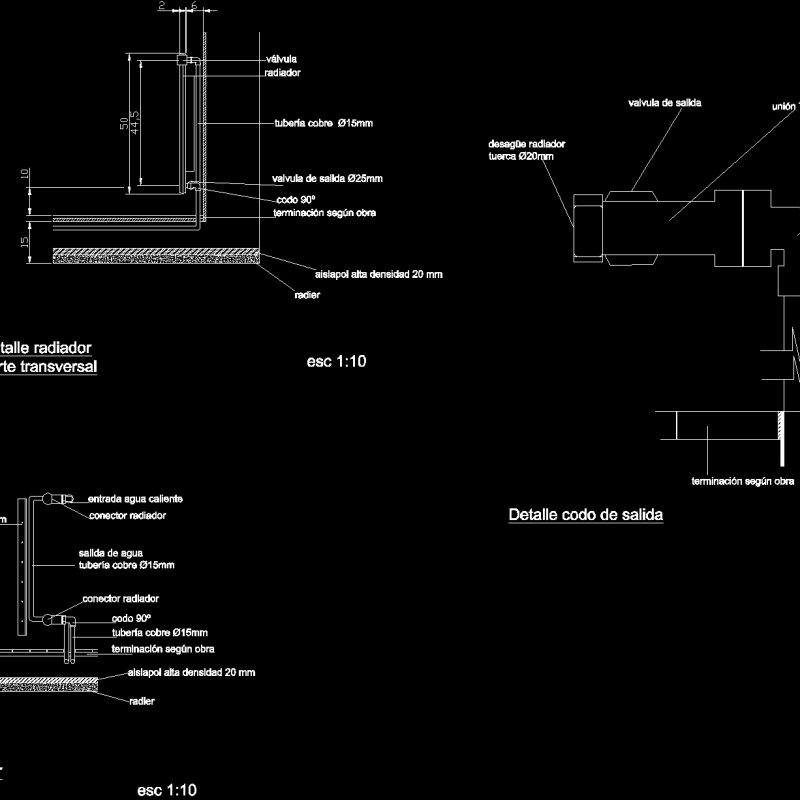 Heating DWG Block for AutoCAD • Designs CAD