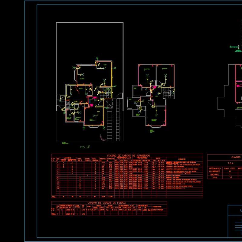 House Room - Electrical Wiring DWG Full Project for AutoCAD • Designs CAD