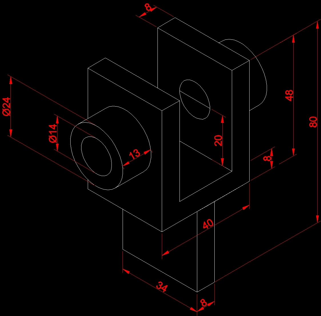 Isometric DWG Block For AutoCAD Designs CAD