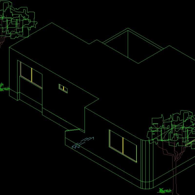 Isometric Housing DWG Block for AutoCAD • Designs CAD