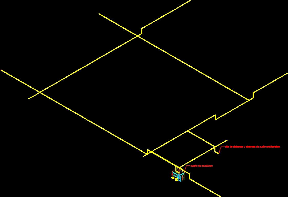 Isometric Tray And Control Room DWG Block for AutoCAD • Designs CAD