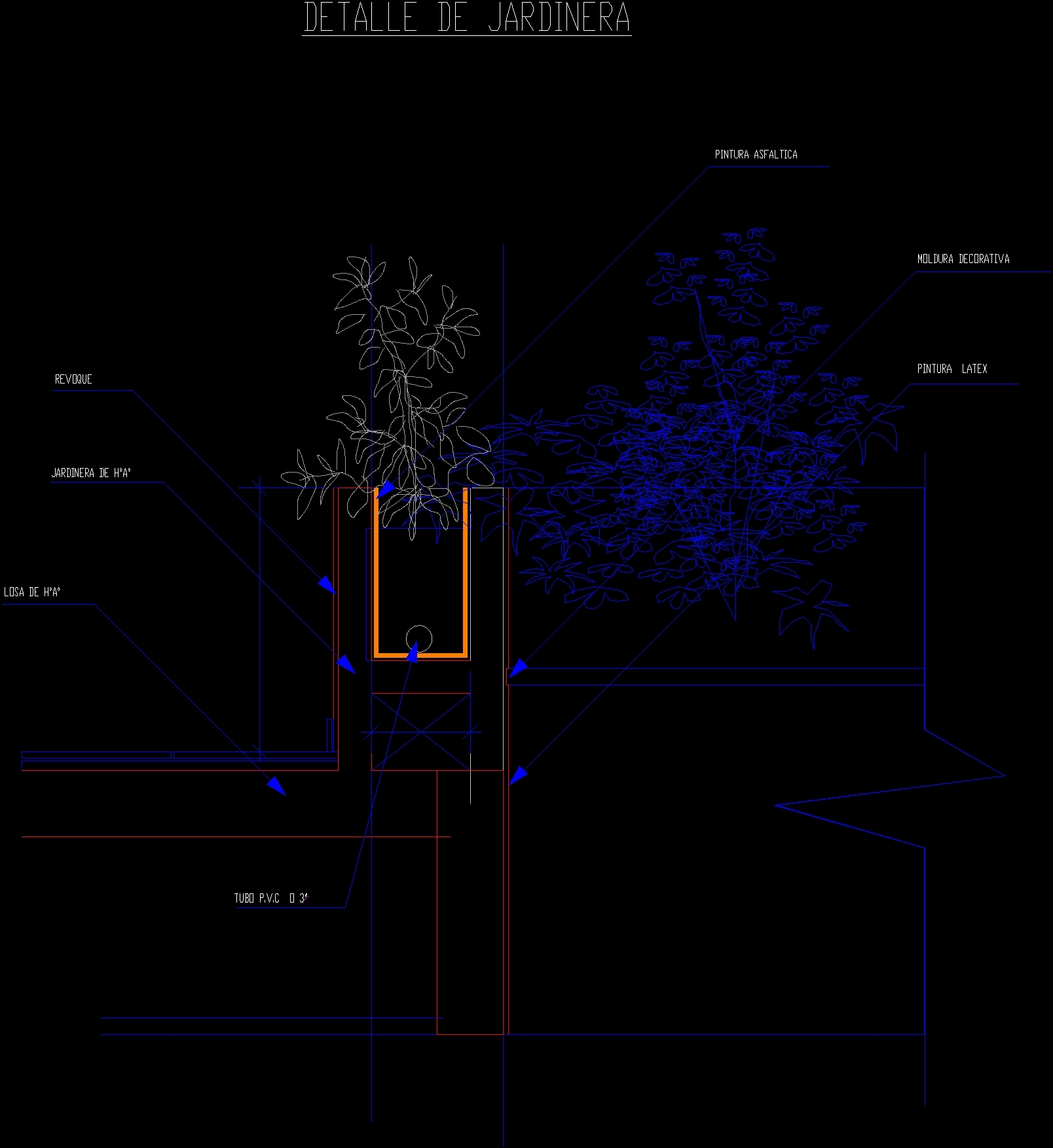 Jardiniere DWG Detail for AutoCAD • Designs CAD