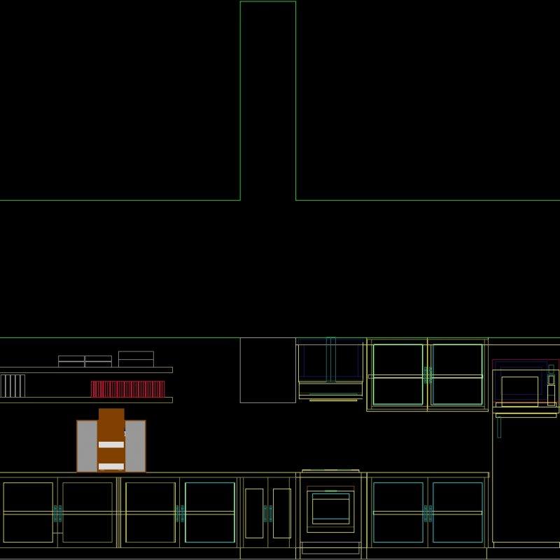 Kitchen 3D DWG Model for AutoCAD • Designs CAD