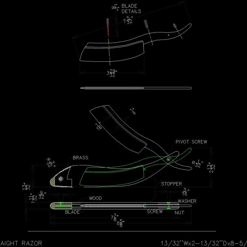 Knife Autocad Drawing at Donna Lahti blog