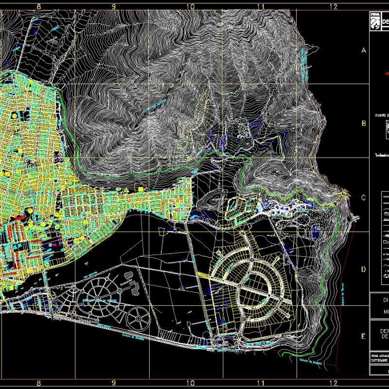 Las Canteras Hill DWG Block for AutoCAD • Designs CAD