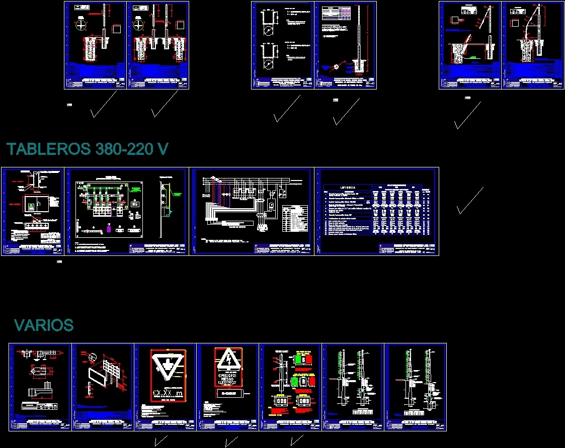 Medium Voltage Installations Dwg Block For Autocad • Designs Cad