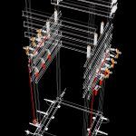 Medium Voltage Metal Platform Support Structure DWG Block for AutoCAD ...