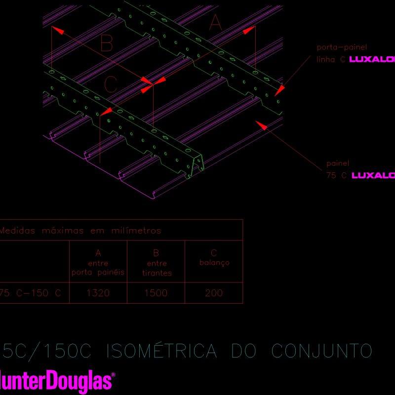Metal Suspended Ceiling - DWG Detail for AutoCAD • Designs CAD