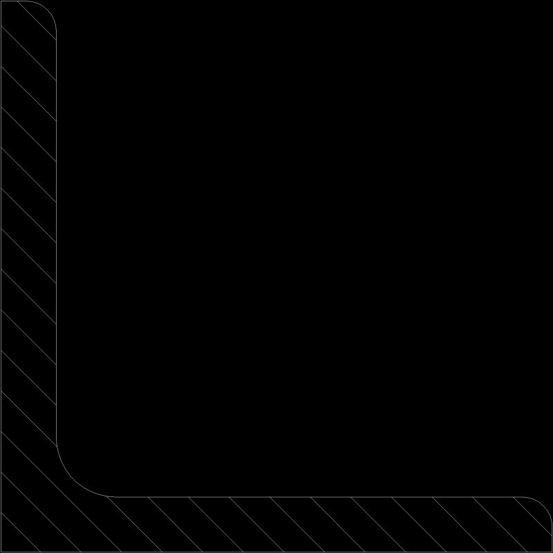 Metallic Profiles Normalized L DWG Block for AutoCAD • Designs CAD