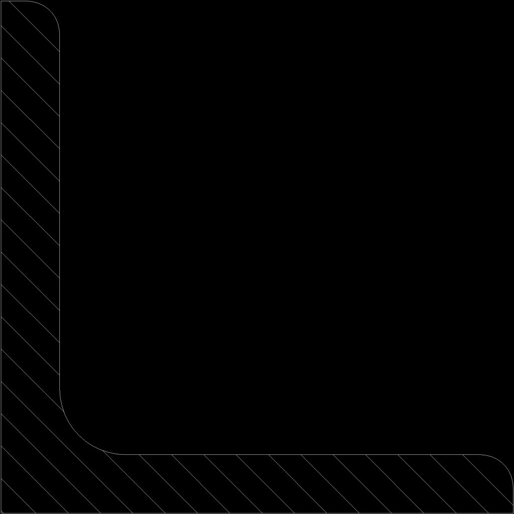 Metallic Profiles Normalized L DWG Block for AutoCAD • Designs CAD