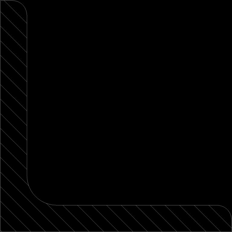 Metallic Profiles Normalized L DWG Block for AutoCAD • Designs CAD