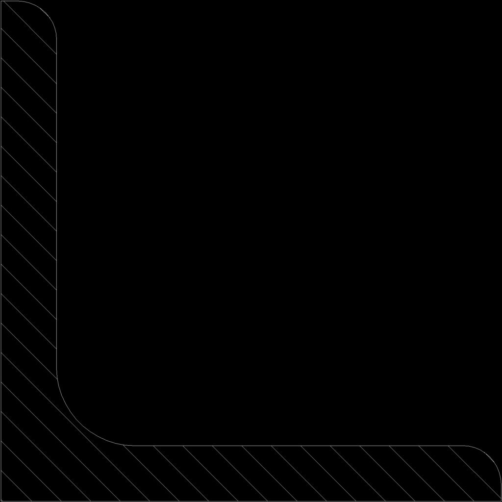Metallic Profiles Normalized L DWG Block for AutoCAD | DesignsCAD