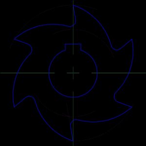 Milling Cutter DWG Block for AutoCAD | DesignsCAD