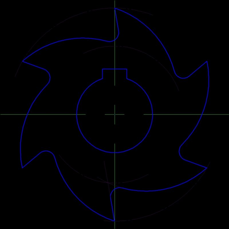 Milling Cutter DWG Block for AutoCAD | DesignsCAD