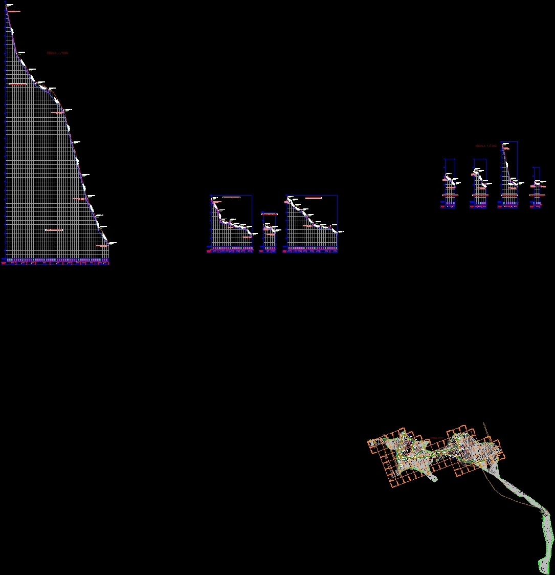 Plano Plan And Profile Drainage System DWG Plan for AutoCAD • Designs CAD