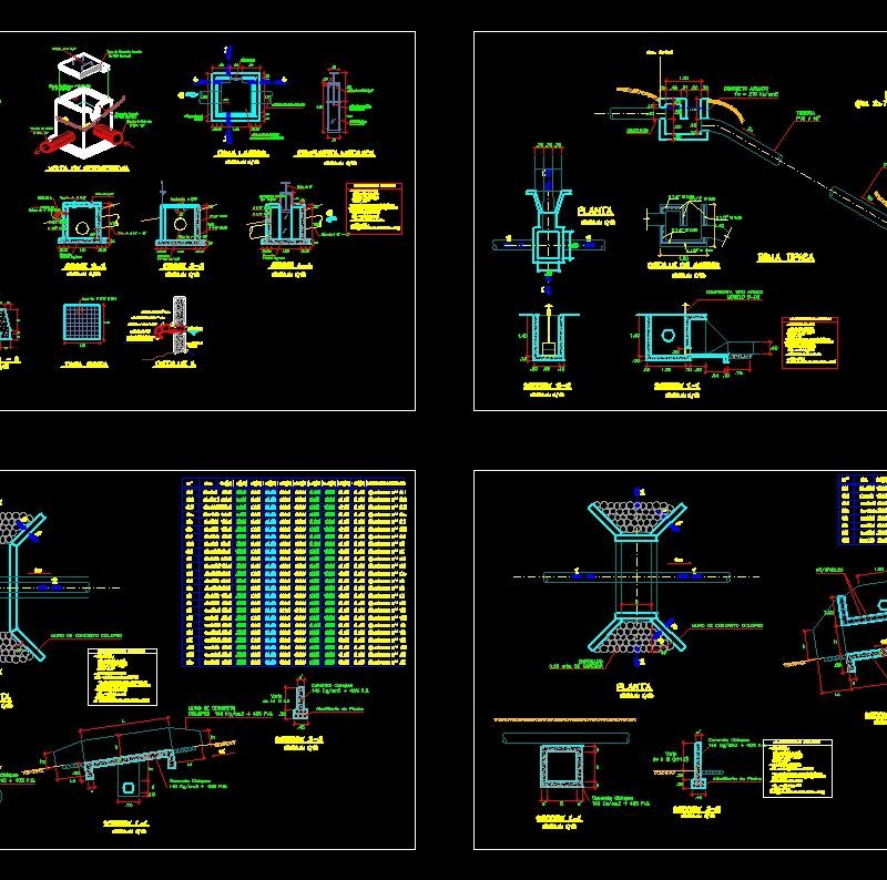 Plans Irrigation Canal DWG Plan for AutoCAD • Designs CAD