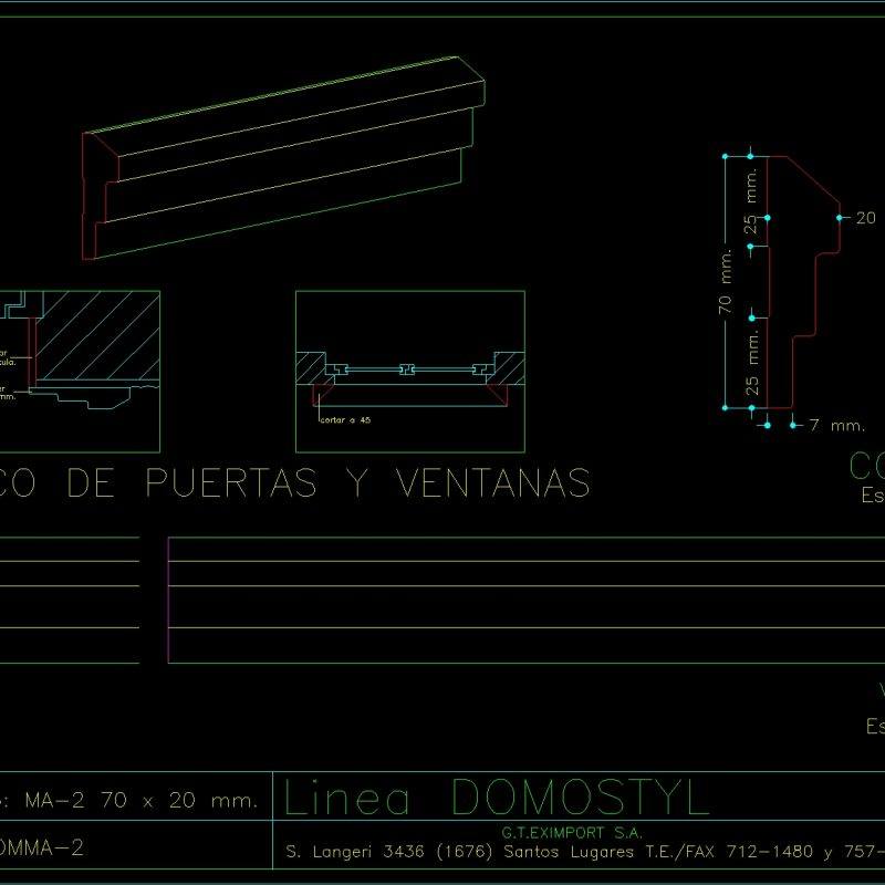 Plaster's Moulding DWG Block for AutoCAD • Designs CAD