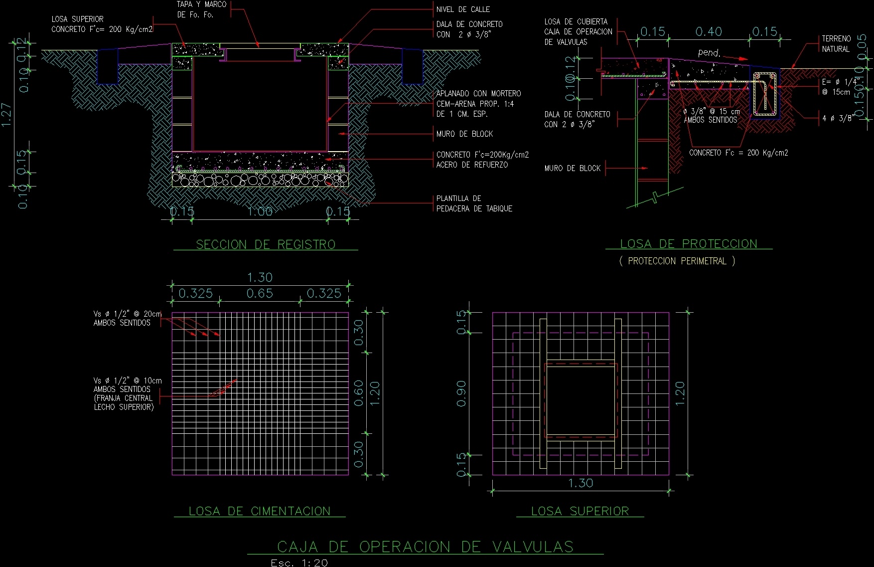 Po Box Of Valve T - I DWG Detail for AutoCAD • Designs CAD