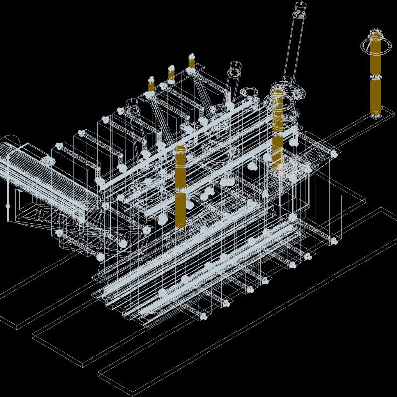 Power Transformer 220-23 Kv 25 Mva DWG Block for AutoCAD • Designs CAD