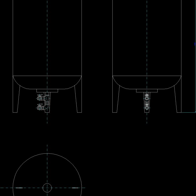 Pressure Water Pumps Machine 2D DWG Elevation for AutoCAD | DesignsCAD