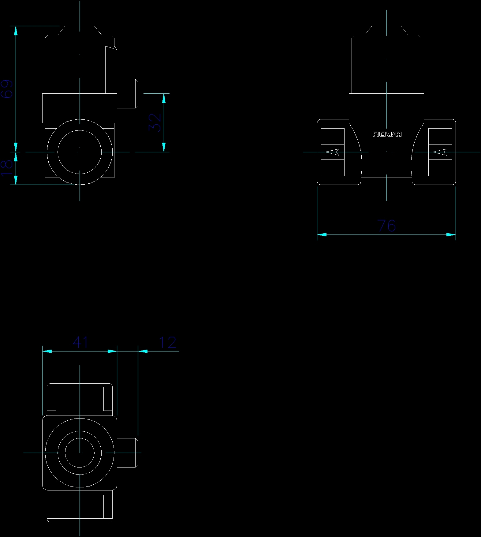 Pressure Water Pumps Machine 2D DWG Elevation for AutoCAD • Designs CAD