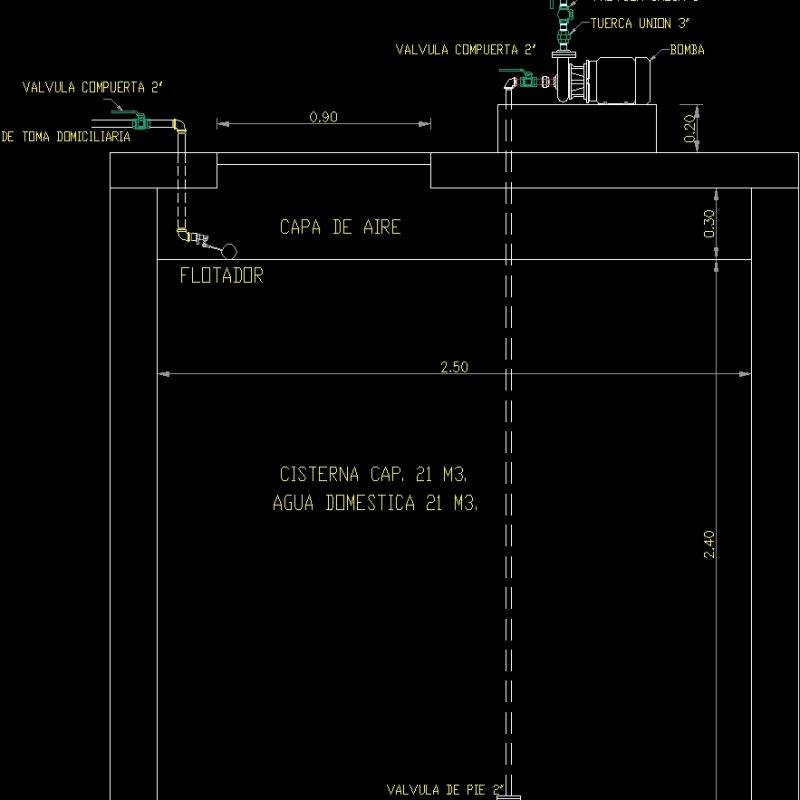 Pump Water DWG Block for AutoCAD • Designs CAD