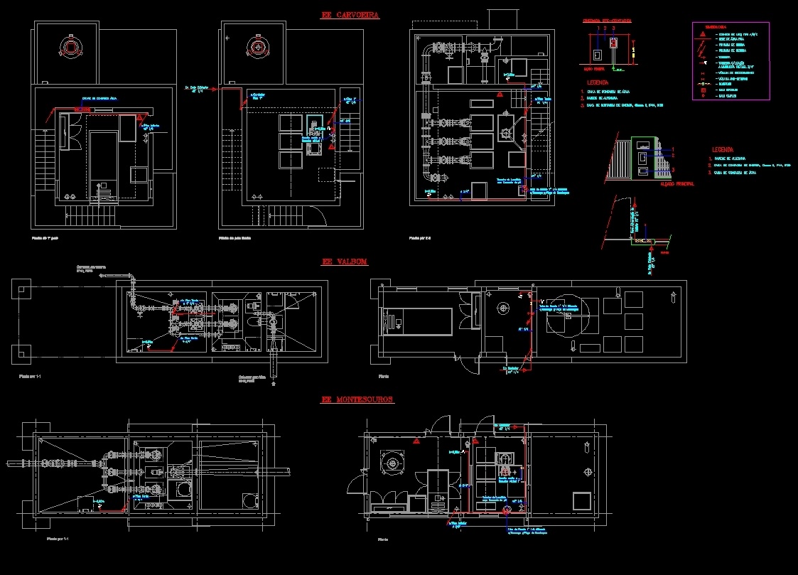 Pumping Station; Red Water And Sanitation DWG Detail for AutoCAD ...
