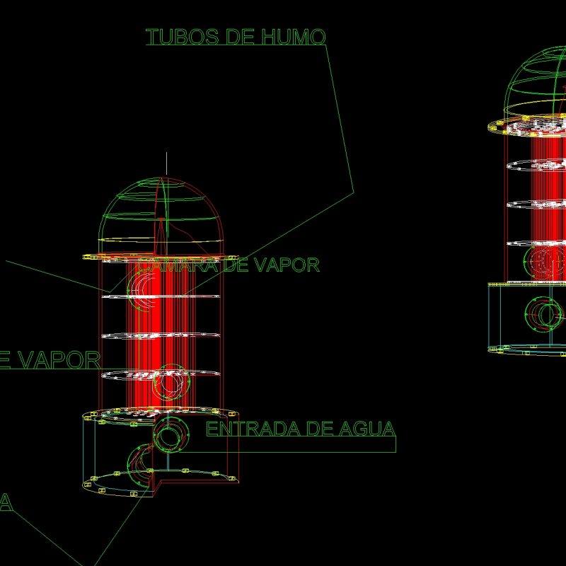 Pyro Tubular Boiling DWG Block for AutoCAD • Designs CAD