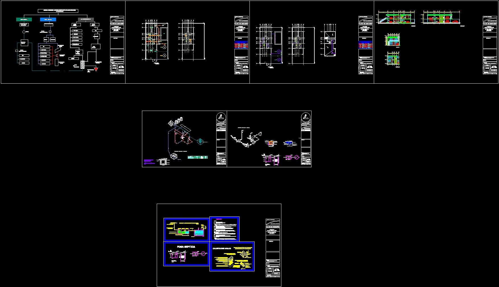 Room House Plumbing Installation DWG Block for AutoCAD • Designs CAD