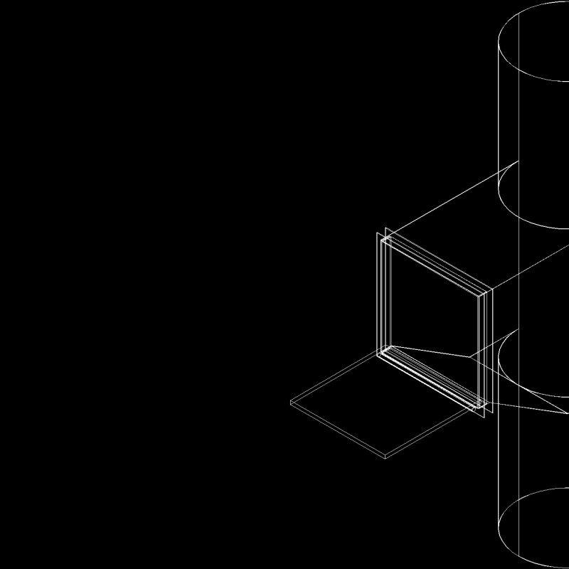 Safety Gate Trash Chute 3D DWG Model for AutoCAD • Designs CAD