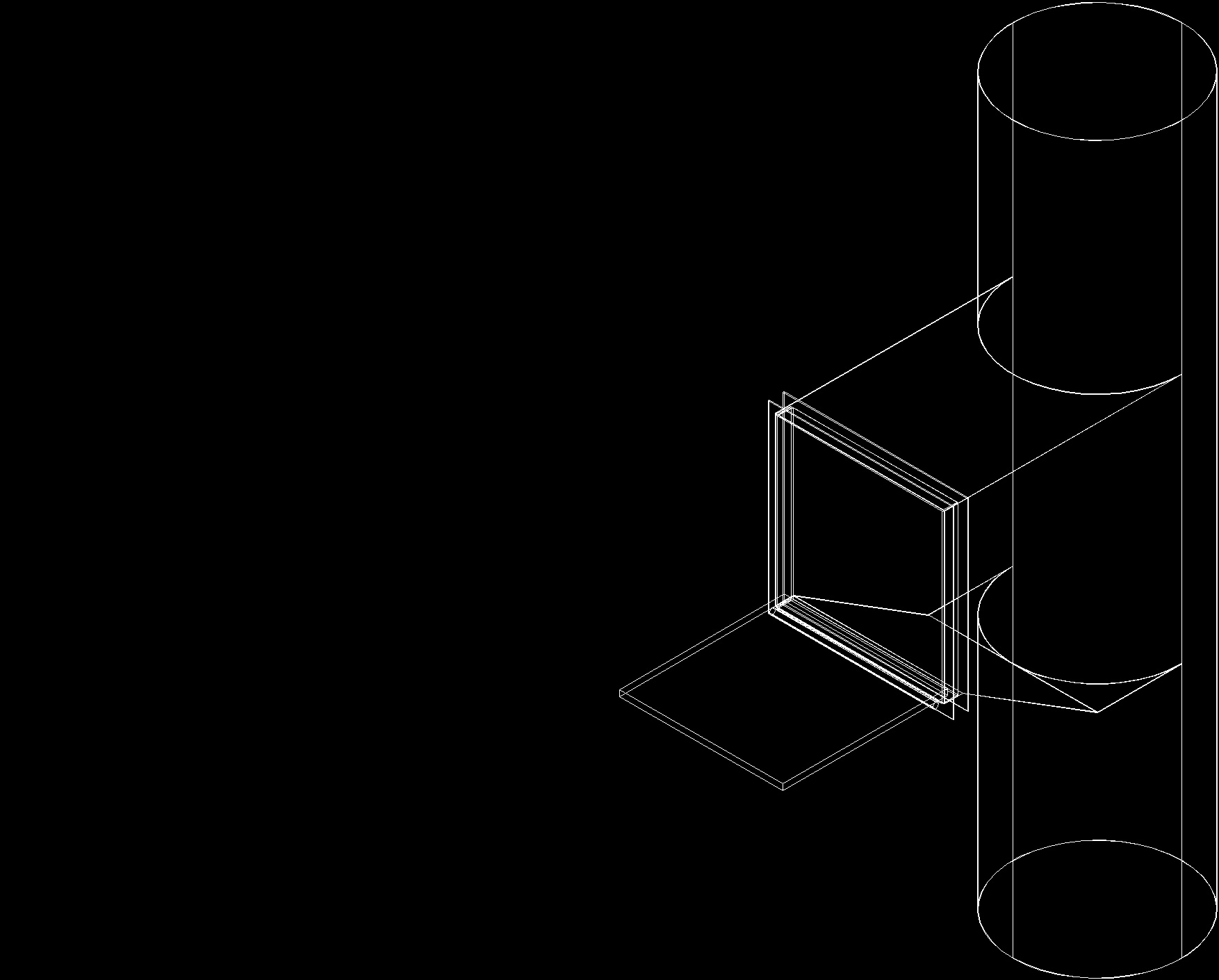 Safety Gate Trash Chute 3D DWG Model for AutoCAD • Designs CAD