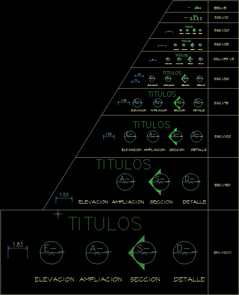 Scale Text DWG Block For AutoCAD Designs CAD