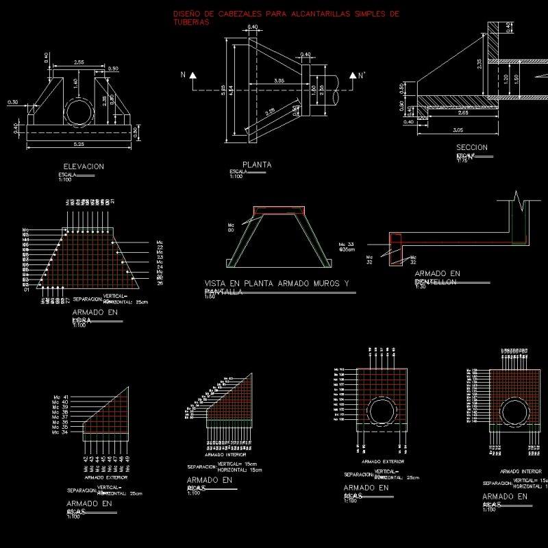 Sewer Simple DWG Block for AutoCAD • Designs CAD