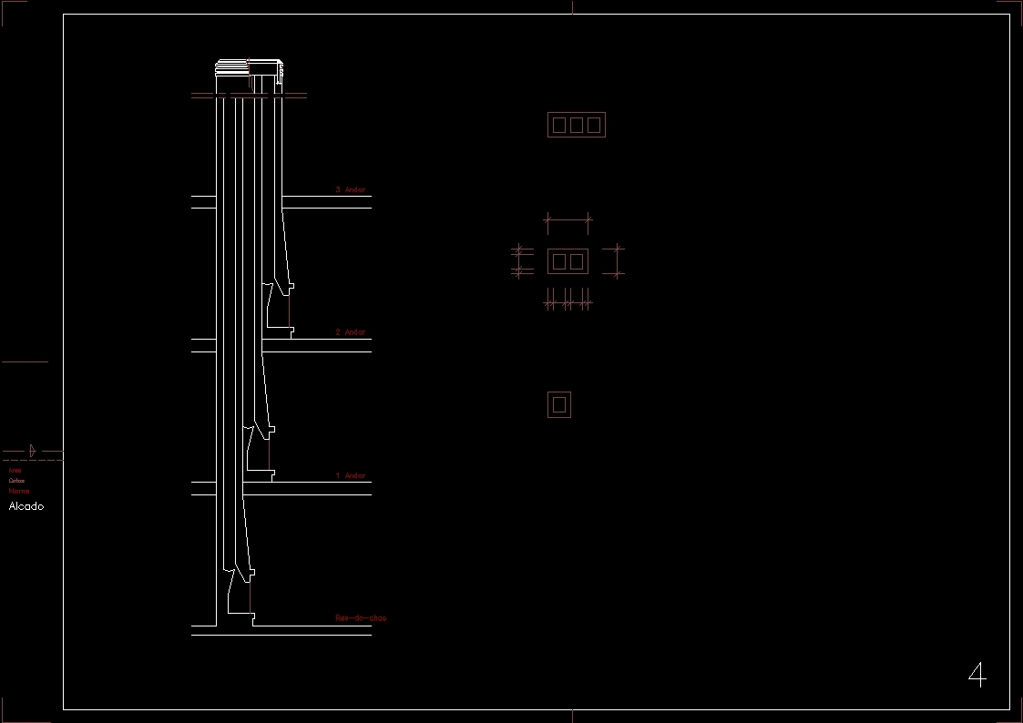 Smoke Conduit In Multiple Stoves DWG Section for AutoCAD • Designs CAD